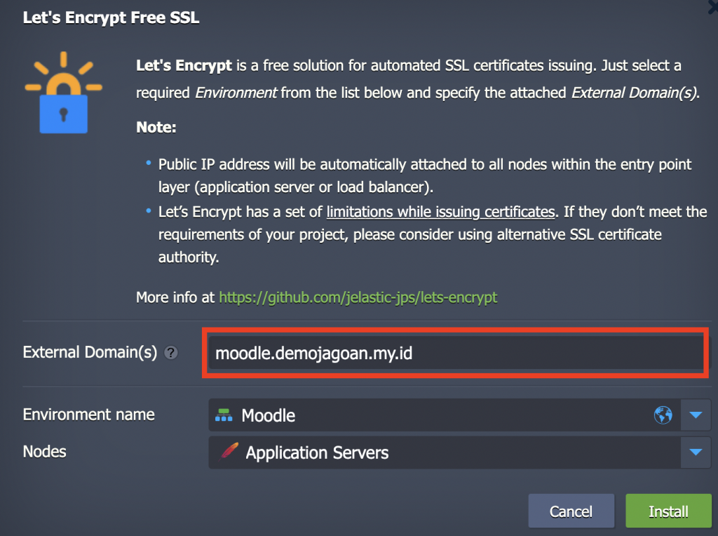 Cara Memasang SSL di Jagoan Cloud - Jagoan Cloud Docs
